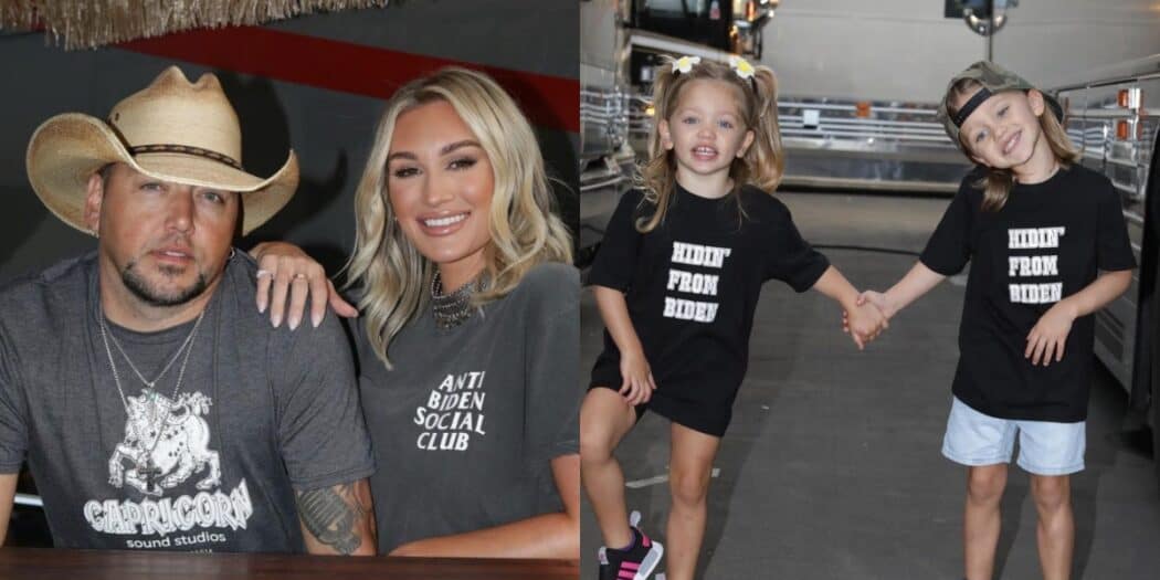 Jason Aldean’s Wife Brittany Sports Anti-Biden Shirt, While Their ...