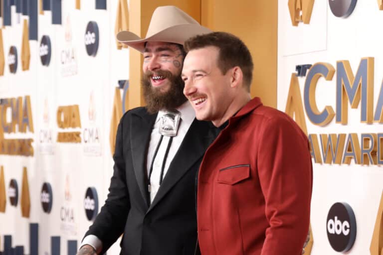 Post Malone Channels His Inner Cowboy On CMA Awards Red Carpet ...