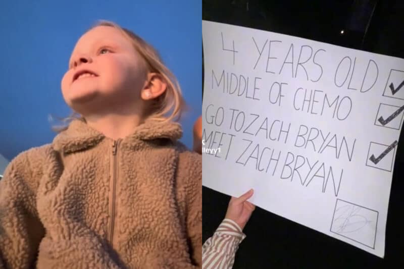 Zach Bryan Stops Concert To Make Dreams Come True For 4-Year-Old Fan ...