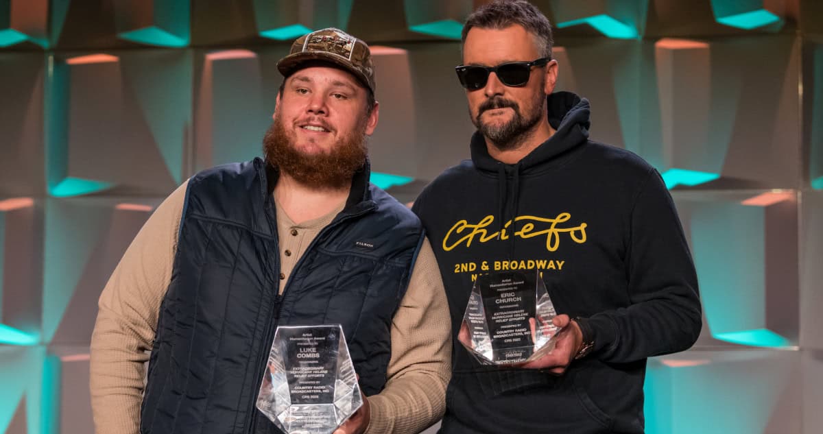 Eric Church, Luke Combs Humbly Accept CRS 2025 Artist Humanitarian ...