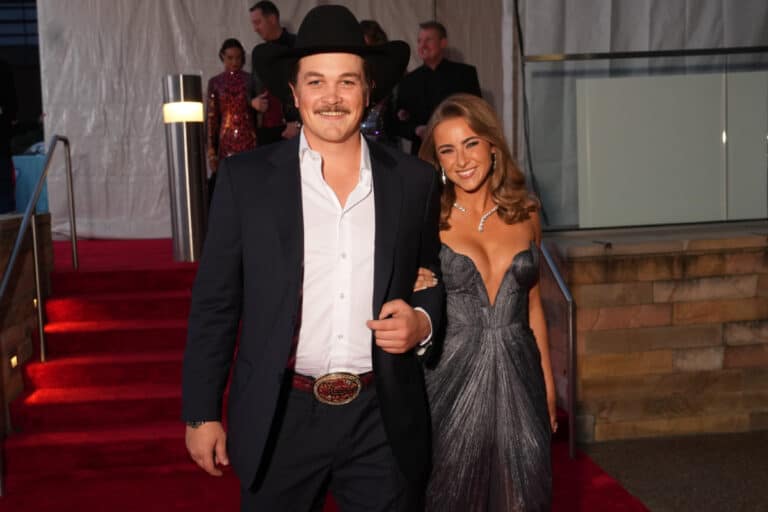 Zach Top And Girlfriend Amelia Taylor Are All Smiles Arriving To The ...